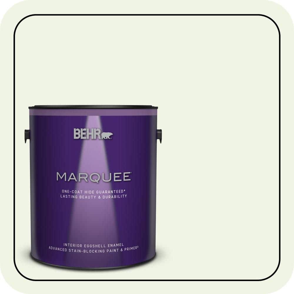 BEHR MARQUEE 1 gal. #M370-1 Fresh Dew Eggshell Enamel Interior Paint ...
