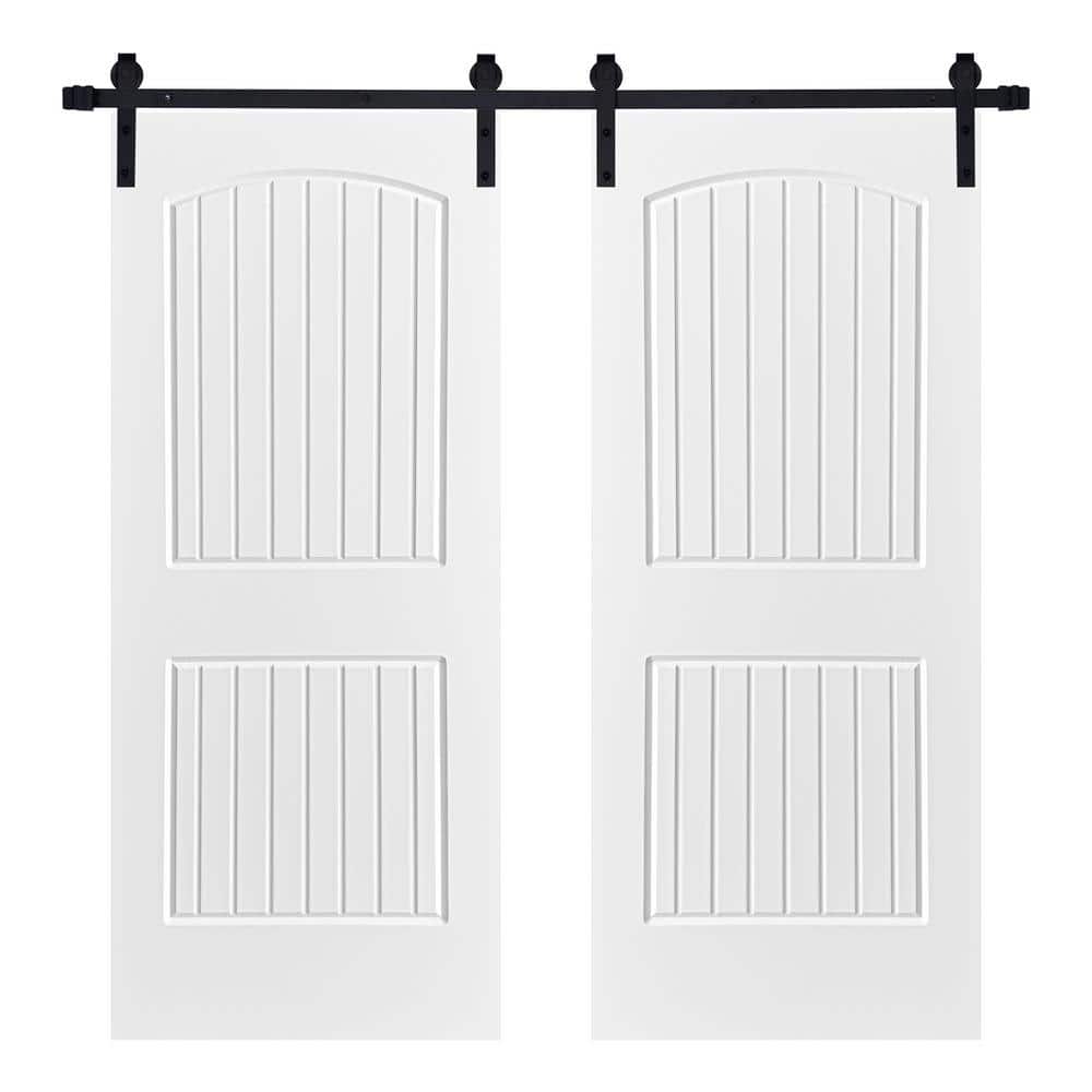 AIOPOP HOME Modern 2-Panel Cheyenne Designed 48 in. x 80 in. MDF Panel ...