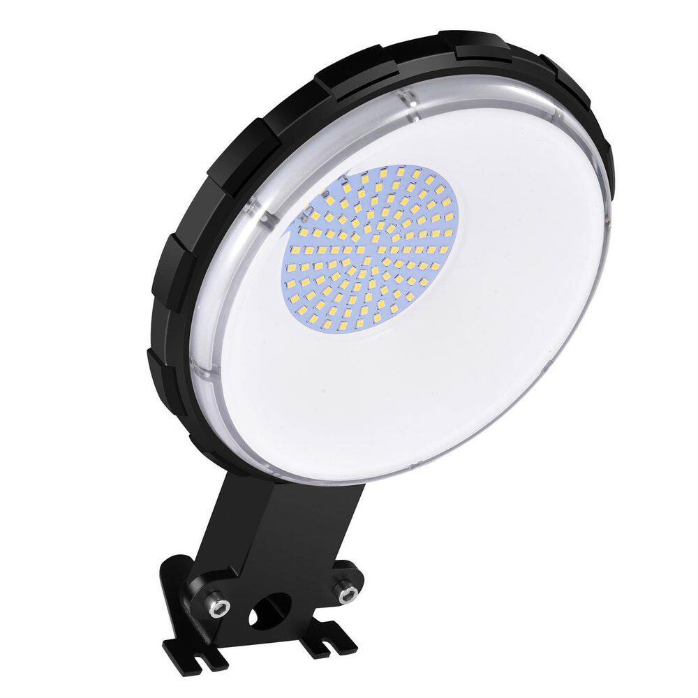 Nersunda 100-Watt Equivalent Integrated LED Black Dusk to Dawn Outdoor ...