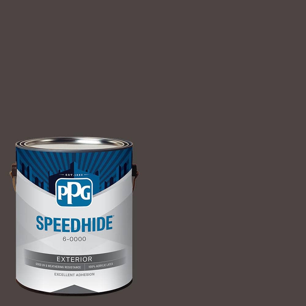 SPEEDHIDE 1 gal. PPG1002-7 Phantom Mist Flat Exterior Paint PPG1002-7SX ...