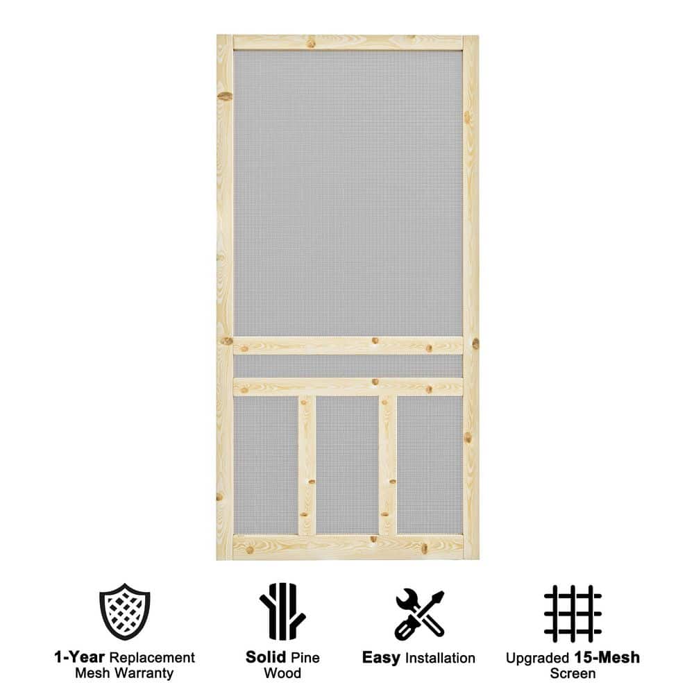 Reviews for ARK DESIGN 36 in. x 80 in. Universal Unfinished Pine Wood ...
