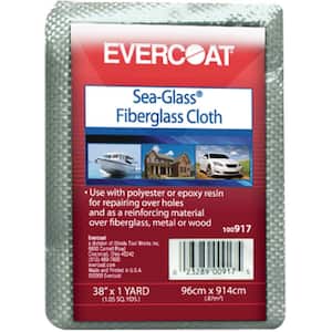 Evercoat 6 oz. 44 in. x 3 yds. Woven Fiberglass Cloth for All Marine ...