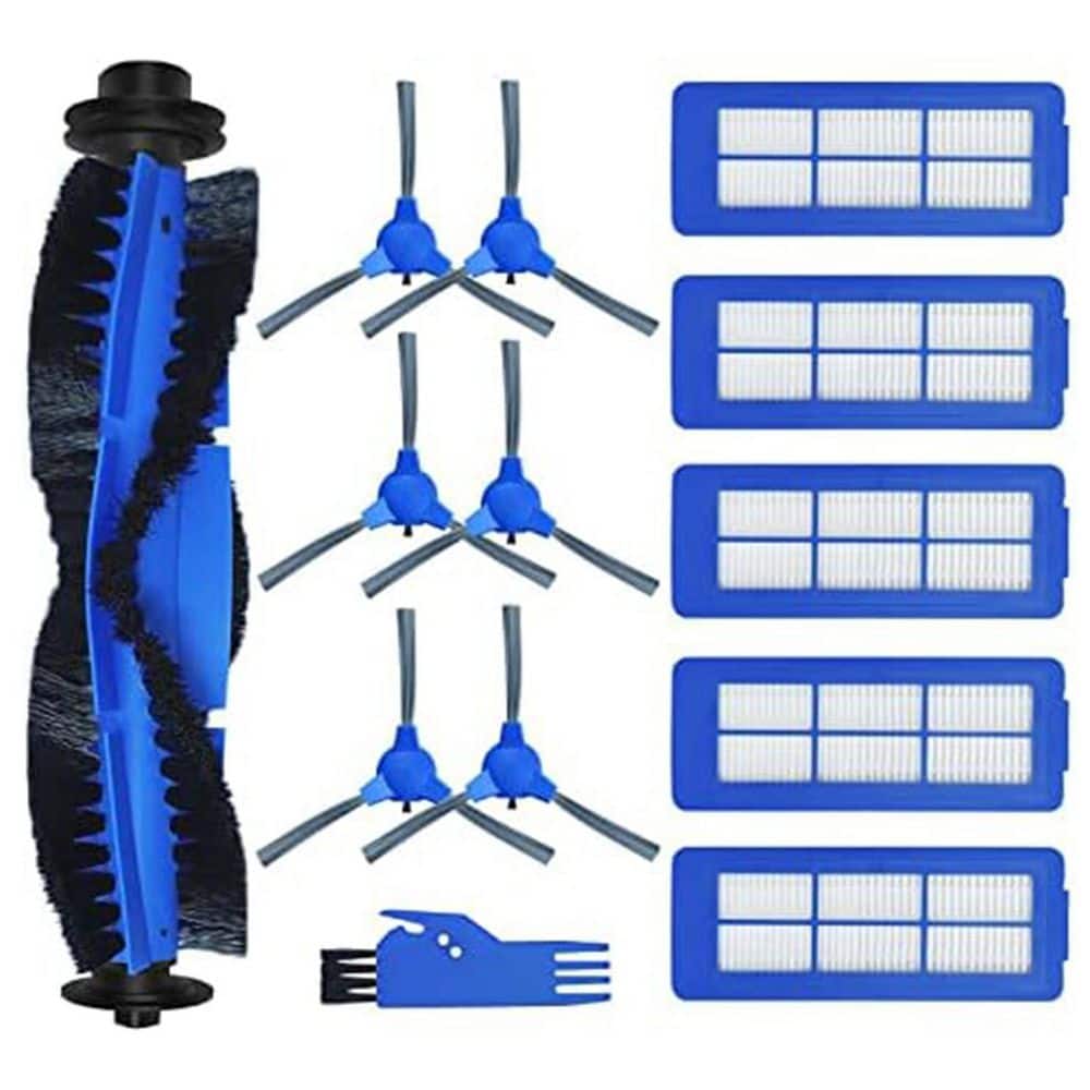 Vacuum Accessories Kit for Robotic Vacuum with Roller Brush Side ...