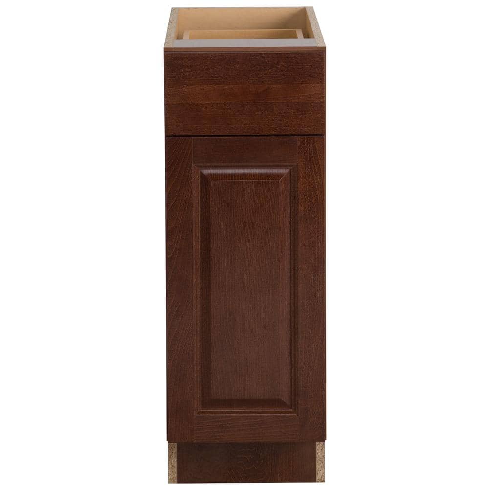 Hampton Bay Benton Assembled 12x34.5x24 in. Base Cabinet with Soft ...