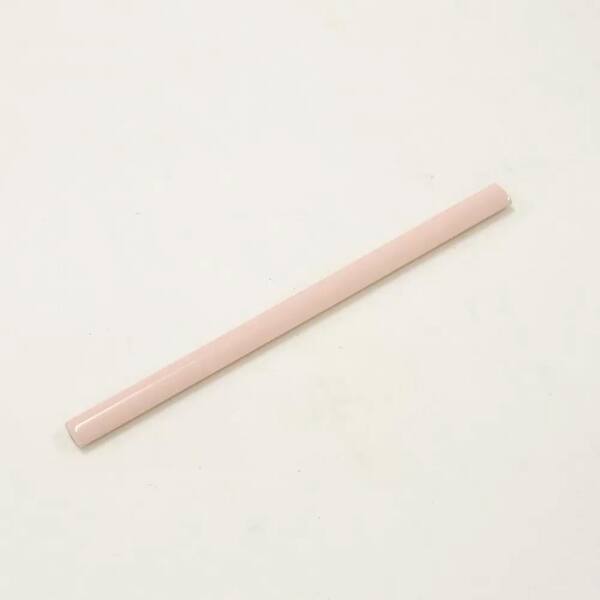 Apollo Tile Horizonte 0.5 in. x 8 in. Glossy Powder Pink Ceramic Pencil ...