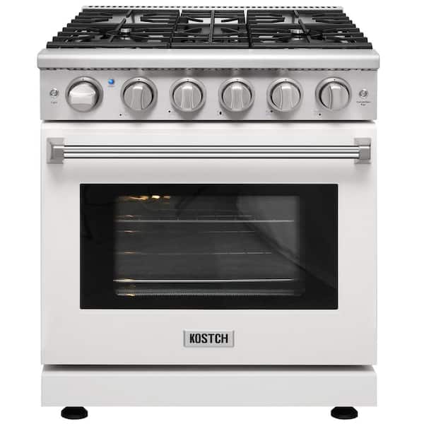 KOSTCH 30 in. 5 Burners Freestanding Propane Gas Range in Stainless ...