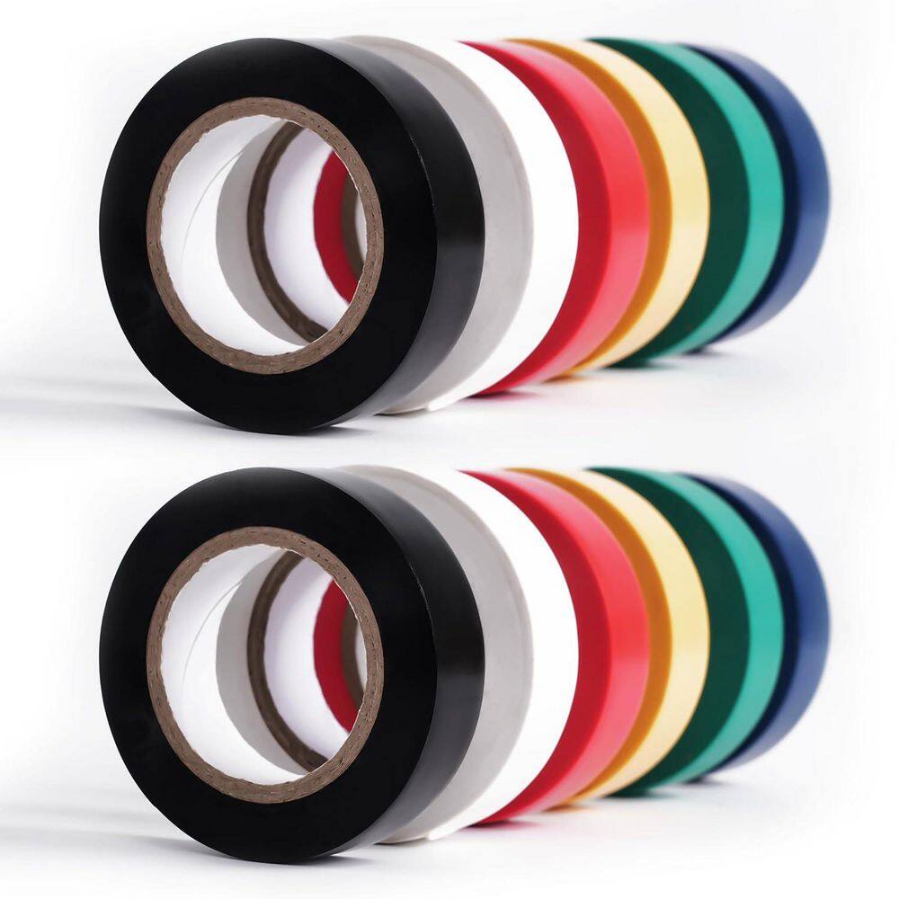 Yichuhaoxi 0.75 in. x 65 ft. Electrical Tape Waterproof High Voltage ...
