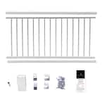 Vista Railing Systems Inc 6 ft. x 2-1/4 in. White Aluminum Level Top ...