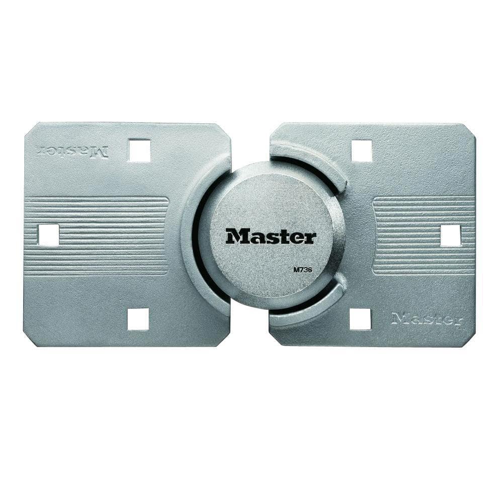 Master Lock Heavy Duty Padlock with Key, Hidden Shackle (Hasp Included ...