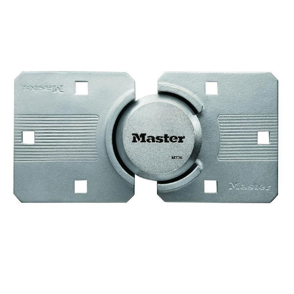 Master Lock Heavy Duty Padlock with Key, Hidden Shackle (Hasp Included ...