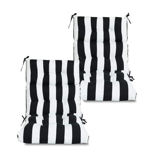 44 x 22 Replacement High Back Patio Chair Cushions, 2-Pieces Outdoor ...