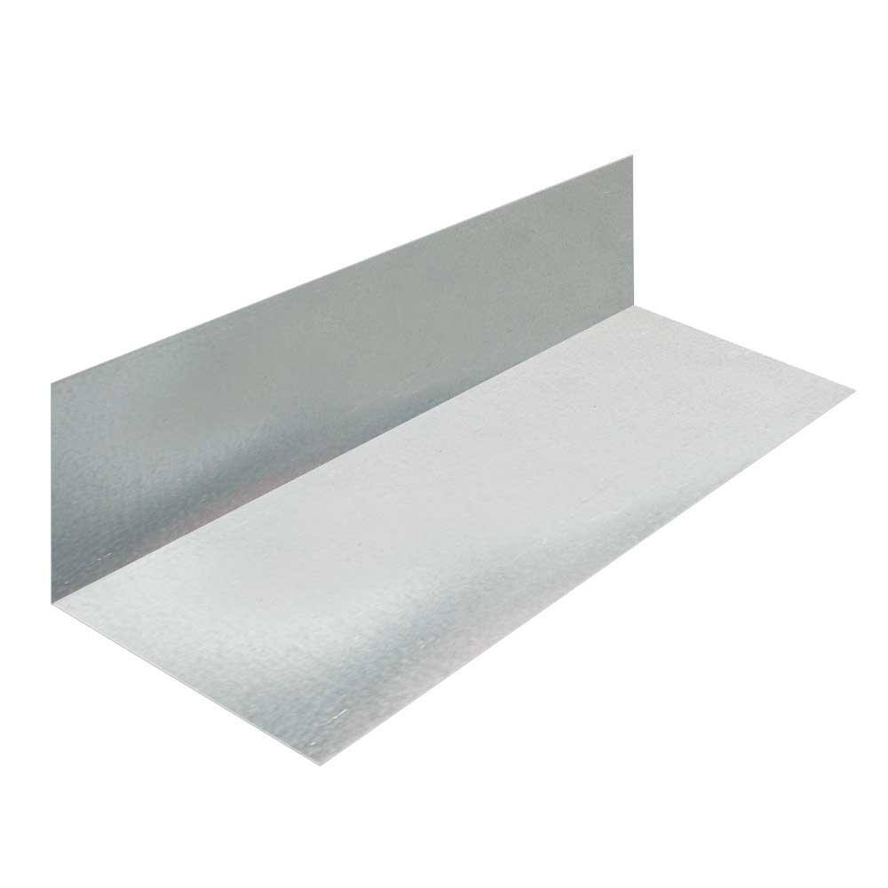 Gibraltar Building Products 4 in. x 5 in. x 10 ft. Galvanized Steel 90 ...