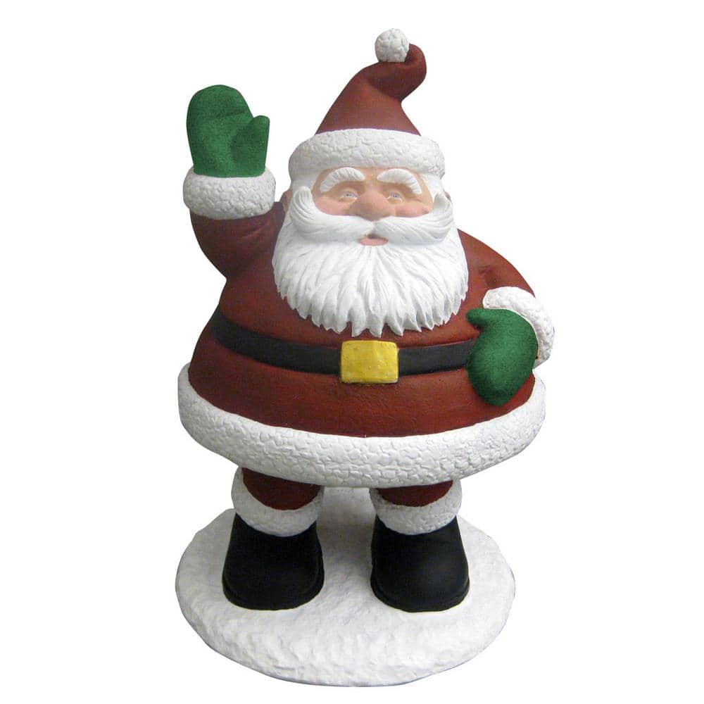 Design House 15-1/2 in. H Santa Bobble Lawn Decoration 319723 - The ...