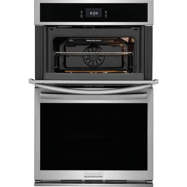 Frigidaire Gallery 27 Electric Wall Oven Microwave Combination Stainless Steel