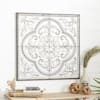 Litton Lane Metal Gray Scroll Wall Decor with Embossed Details 55472 ...