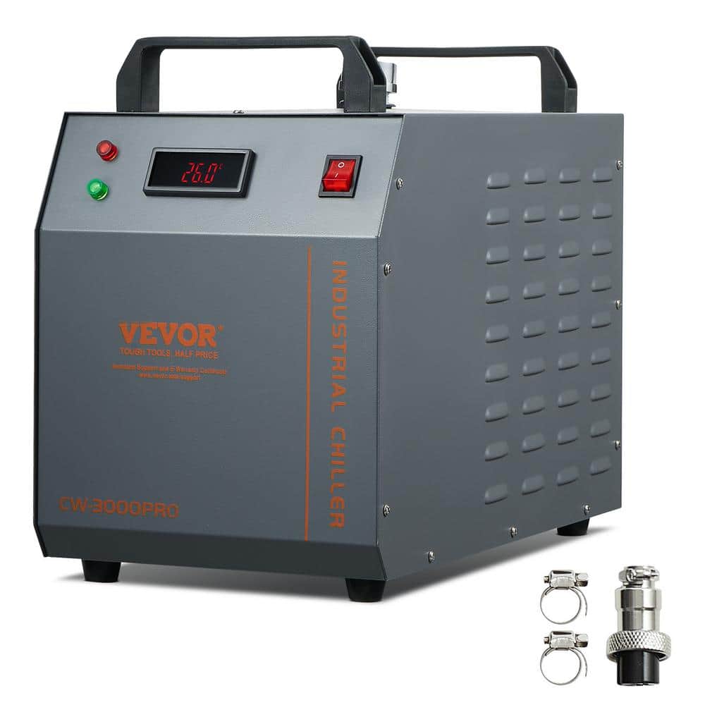 VEVOR Industrial Water Chiller 150-Watt Air-Cooled Industrial Water ...