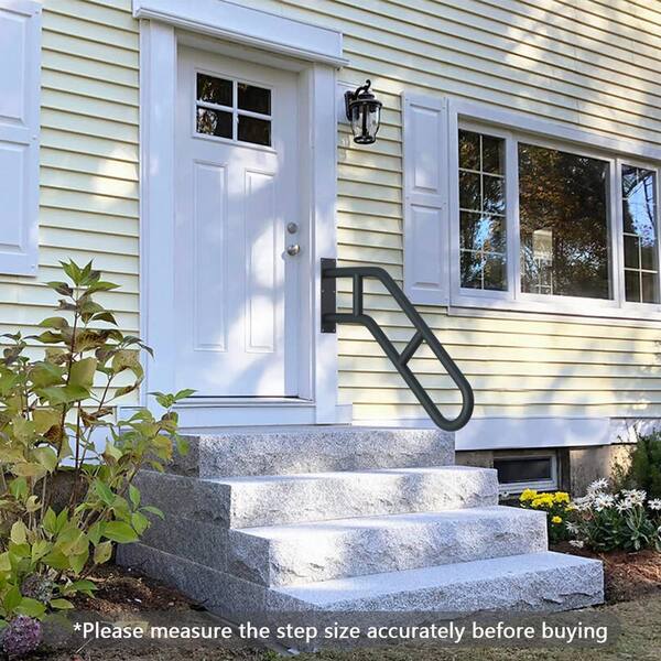 Single Step Handrail Garage Handrail Stainless Steel 1-4 Step Handrail ...