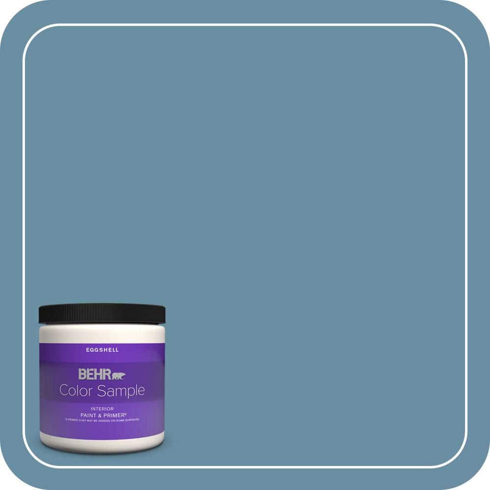 BEHR PREMIUM PLUS 8 oz. #PPU14-04 French Court Eggshell Enamel Interior ...
