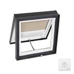 VELUX 30-1/2 in. x 46-1/2 in. Fresh Air Electric Venting Curb-Mount ...
