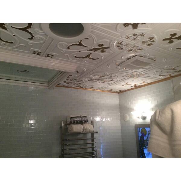 Swirl Pattern Ceiling Tiles | Shelly Lighting