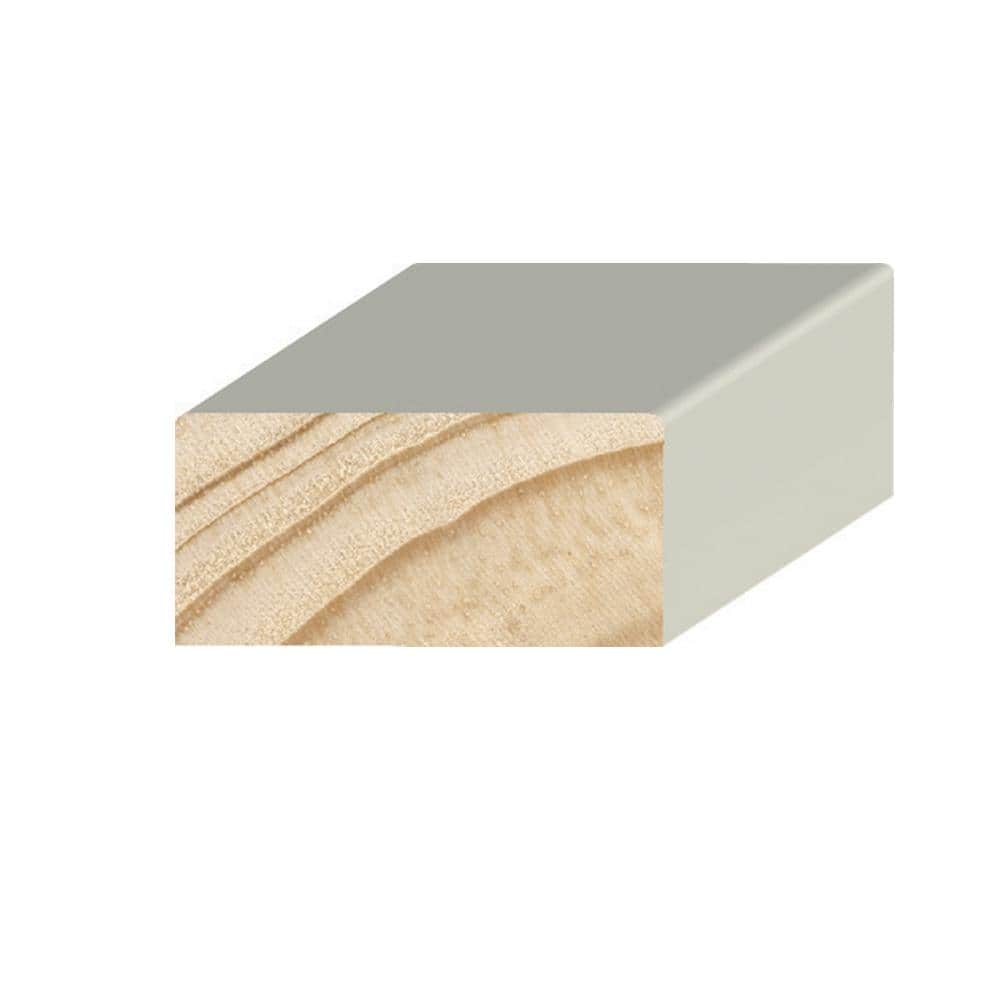 1 in. x 2 in. x 16 ft. S1S2E Pressure-Treated Primed Pine Lumber Board ...