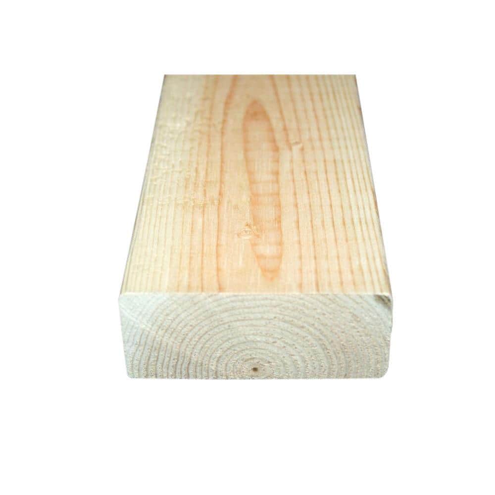 2 in. x 4 in. x 92-5/8 in. #2 Grade KD-HT Fir Stud 1011690494 - The ...