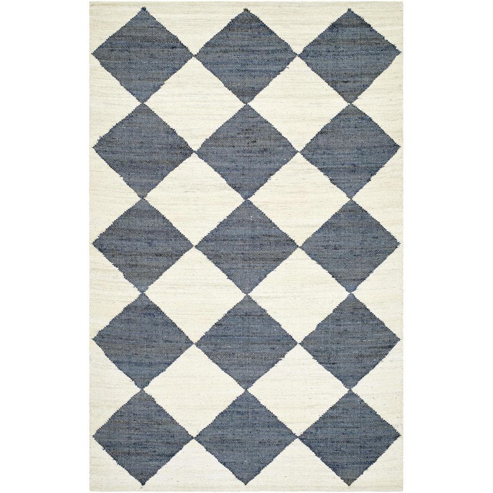 Livabliss Vivir Antho Denim Modern 5 ft. x 8 ft. Indoor Area Rug ...