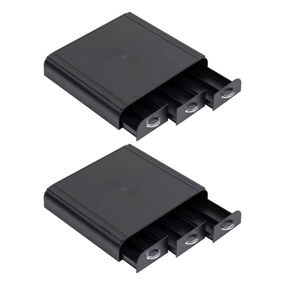 Mind Reader Anchor Collection Black 3-Drawer Coffee Pod Drawer, 36 ...