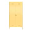 Novogratz Cache Tall 2 Door Metal Locker Cabinet, Yellow 7911814COM ...