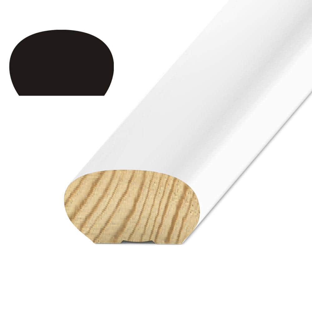 Kelleher 1-1/4 in. x 2-1/4 in. Primed Pine Oval Handrail P511PR - The ...