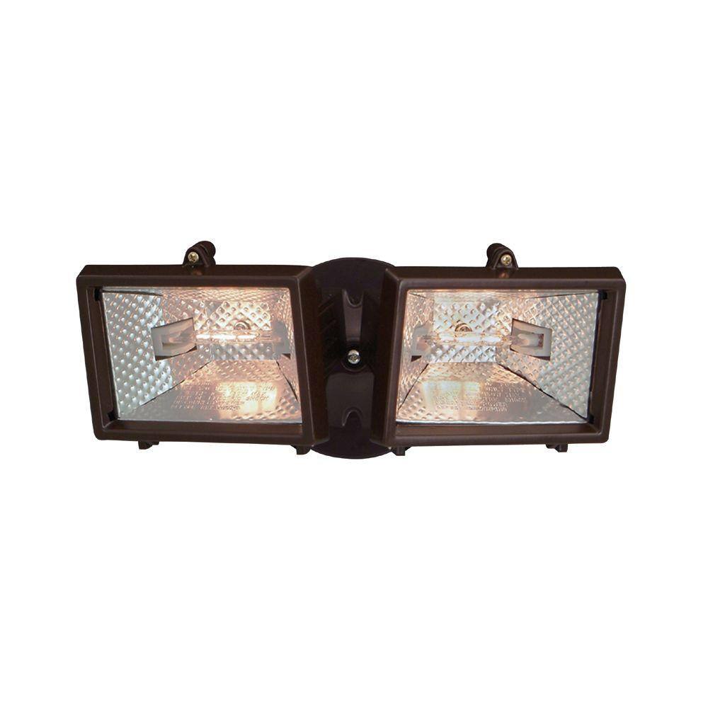 Designers Fountain Quartz Halogen 2-Light Distressed Bronze Outdoor ...