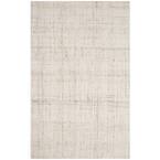 SAFAVIEH Abstract Ivory/Beige 4 ft. x 6 ft. Solid Area Rug ABT141D-4 ...