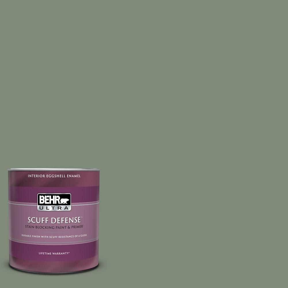 BEHR ULTRA 1 qt. #N400-5 Thai Basil Extra Durable Eggshell Enamel ...