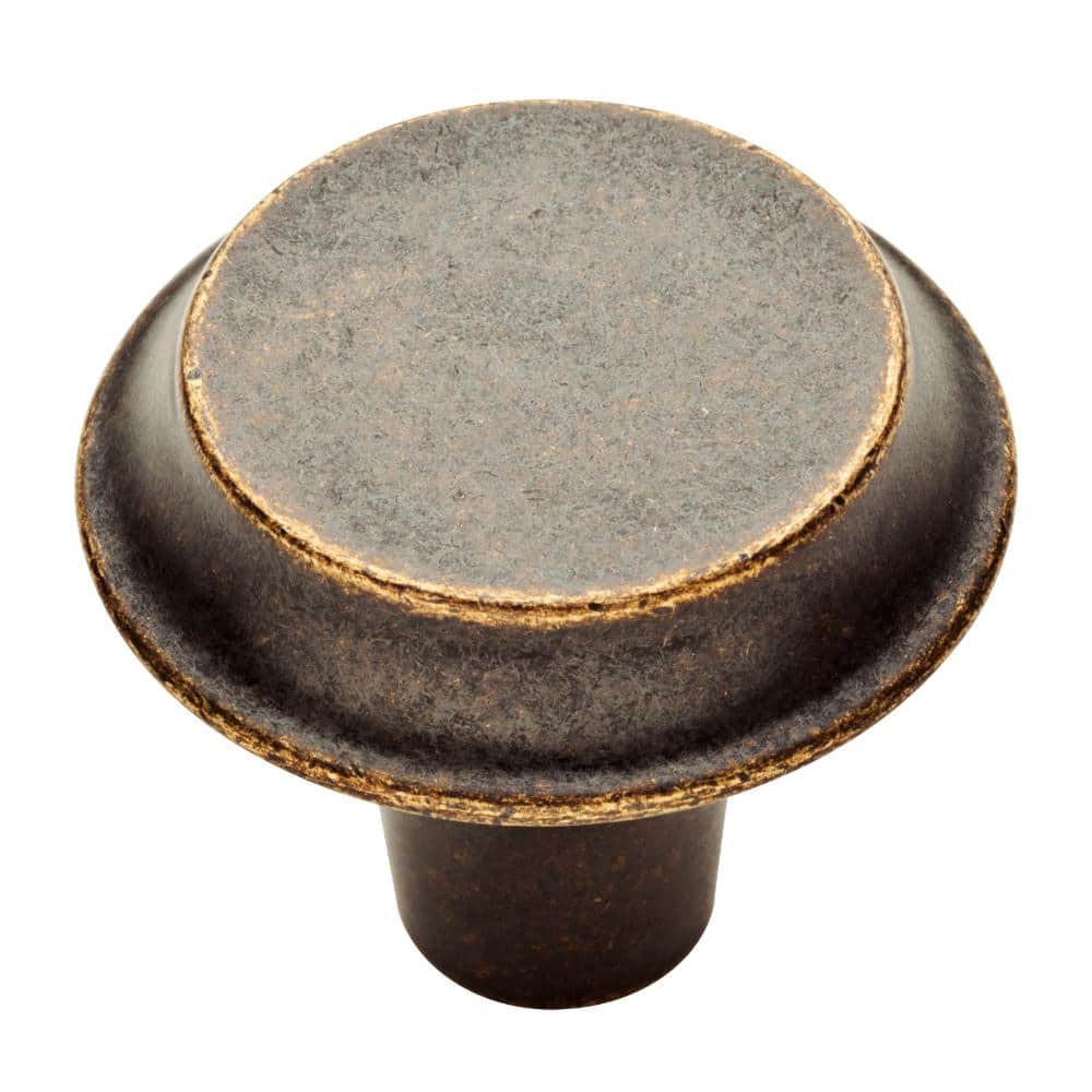 Liberty Mizuna 1-3/8 in. (35 mm) Classic Warm Chestnut Round Cabinet ...
