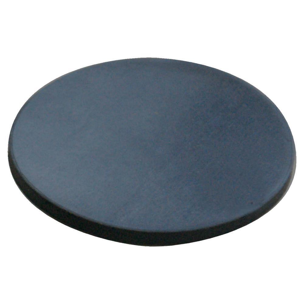 Rubber-Cal Black in. x 4 in. x 4 in. Disc General Purpose Rubber Sheet ...