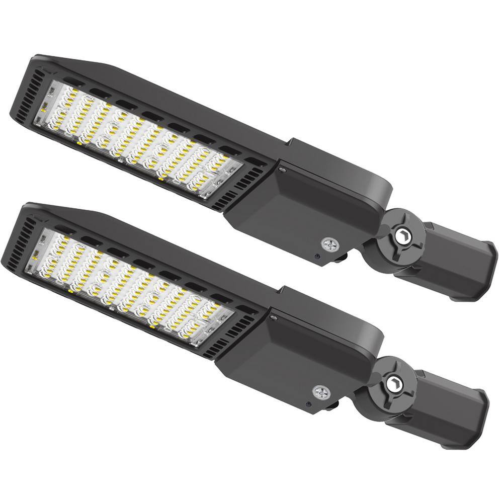Bieuoram Outdoor Integrated LED 300-Watt Slip Fitter Parking Lot Area ...