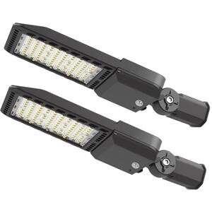 Bieuoram Outdoor Integrated LED 300-Watt Slip Fitter Parking Lot Area ...