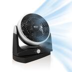 Woozoo 5 in. 3 Speed Oscillating Vortex Desk Fan, Latte 500182 - The ...