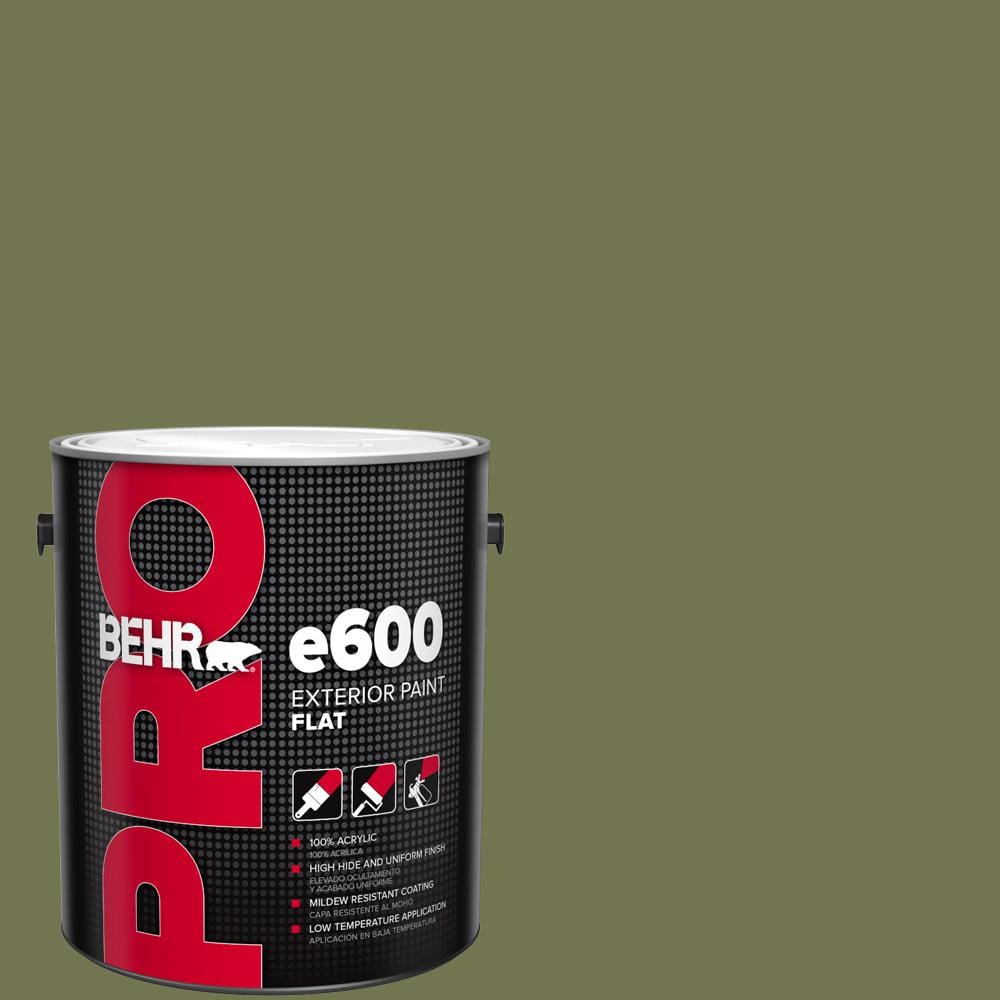 BEHR PRO 1 gal. #S360-6 Secret Meadow Flat Exterior Paint PR61301 - The ...
