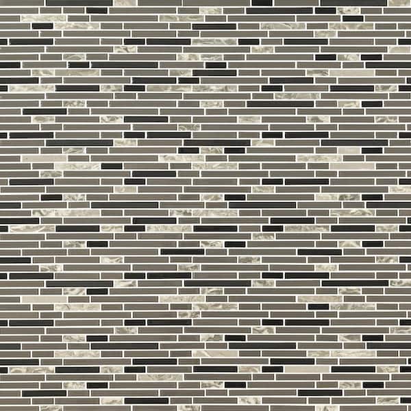MSI Take Home Tile Sample - Lorena Grigio Interlocking 4 in. x 4 in ...