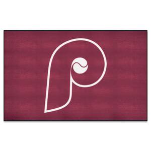FANMATS Philadelphia Phillies Maroon 2 ft. x 2 ft. Round Area Rug 2175 ...