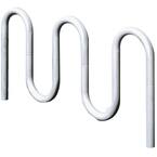 Ultra Play 5 ft Contemporary 5-Loop Inground Mount Commercial Bike Rack ...