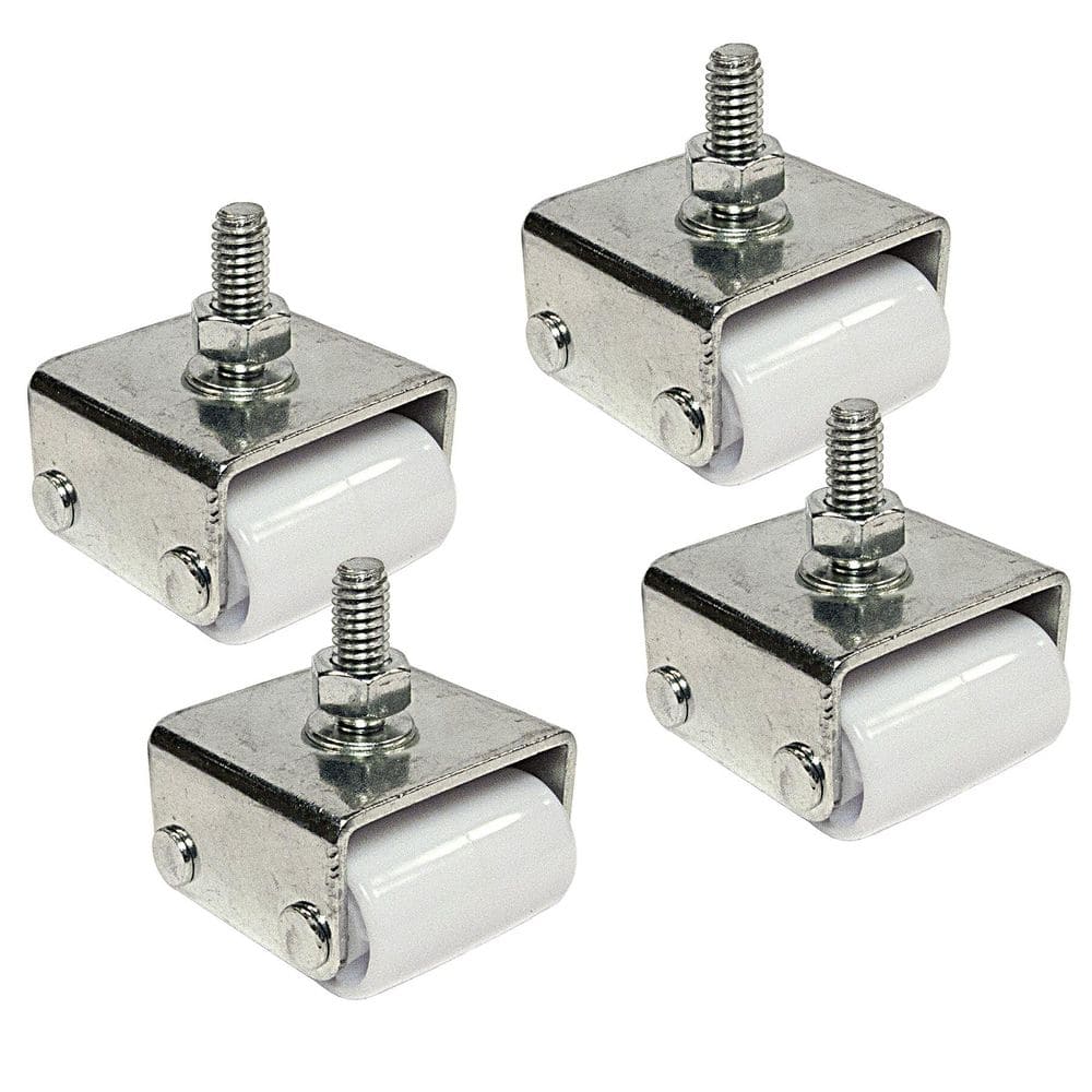 Richelieu Hardware 7/8 in. (22 mm) Zinc and White Fixed Stem Caster ...