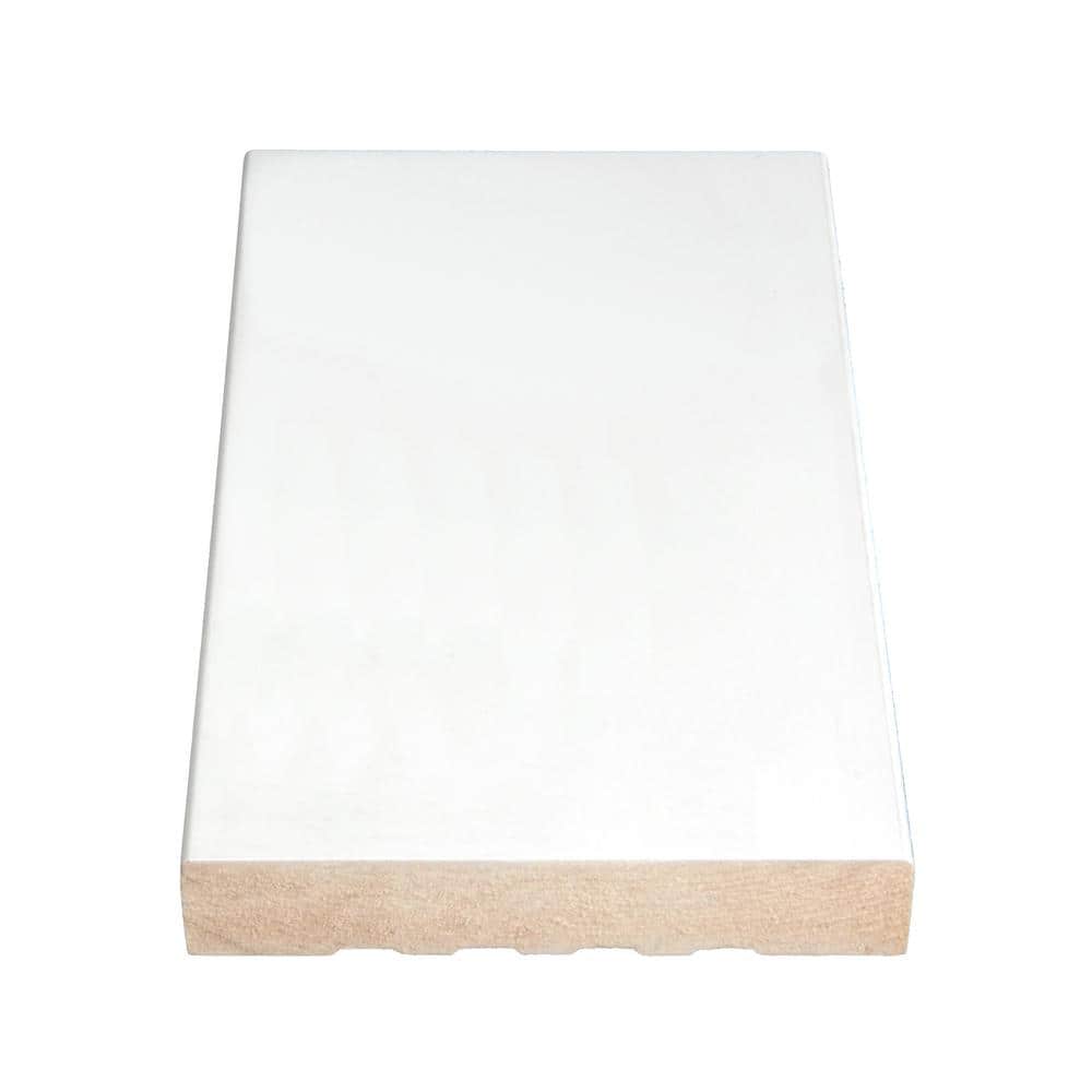 Alexandria Moulding 11/16 in. D x 4-9/16 in. W x 84 in. L MDF Primed ...