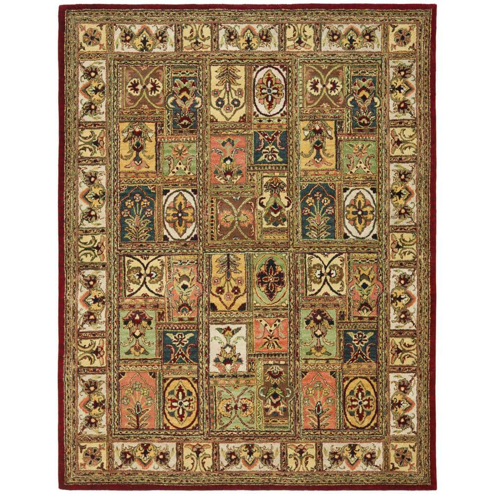 SAFAVIEH Classic Assorted 12 ft. x 15 ft. Geometric Floral Area Rug ...