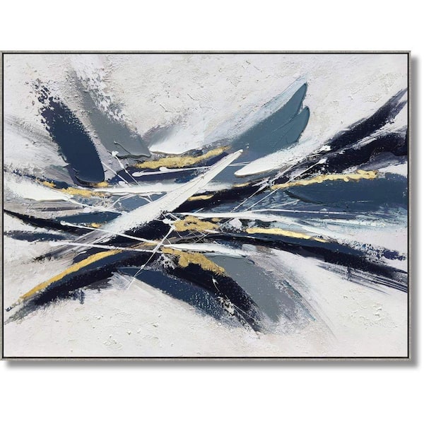 Classy Art 1 Piece Framed Abstract Art Print 35.4 in. x 47.2 in. TT2366 ...