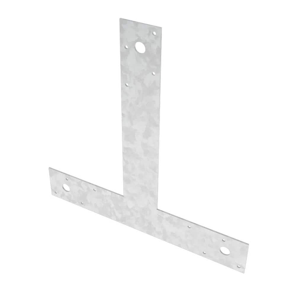 MiTek 2 in. x 12 in. x 12 in. G90 14-Gauge T-Strap UT1212 - The Home Depot