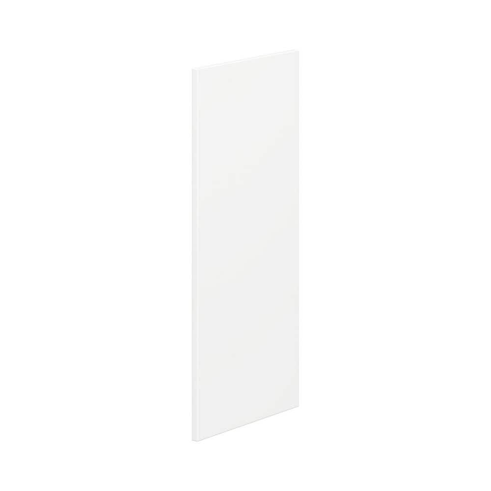 J COLLECTION 32 in. W x 14 in. H Wall Cabinet End Panel in Bright White ...