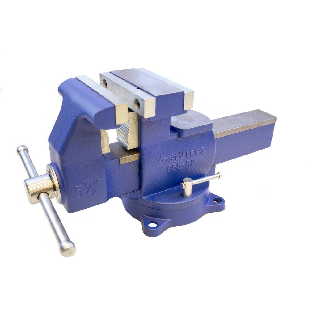 Yost 5-1/2 in. Multi-Purpose Reversible Combination Vise with Swivel ...