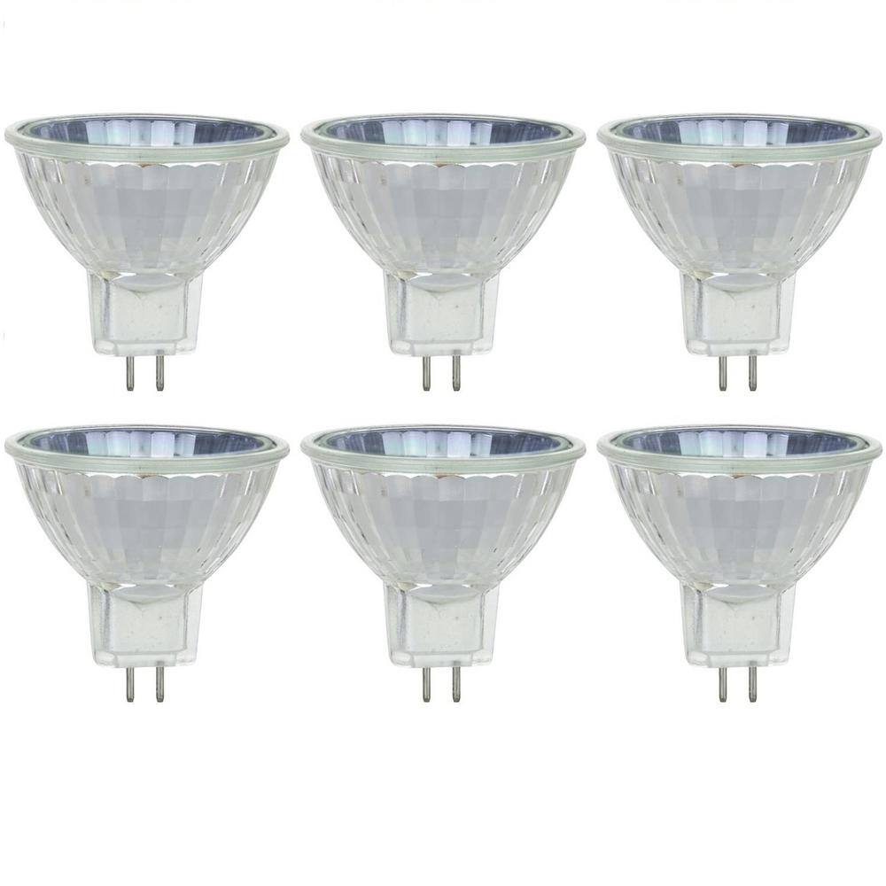 Sunlite 35-Watt MR16 Dimmable 100 CRI GU5.3 Base Mini Reflector Flood ...